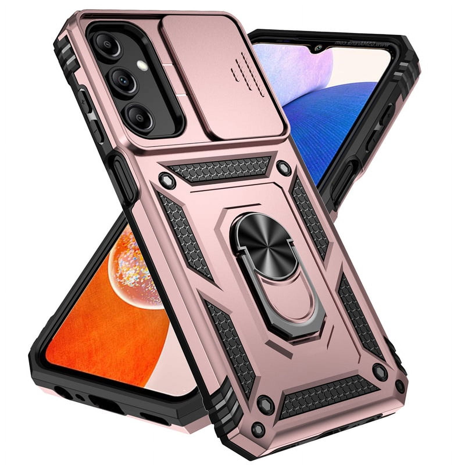 Solennerer Slide Camera Lens Military Grade Armor Case For Samsung Galaxy A15 A25 A35 A55 5G ...