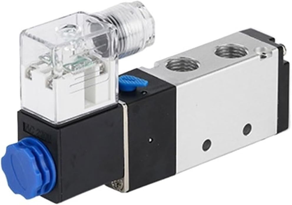 Solenoid 4v valve reversing valve pneumatic control valve AC220v two ...