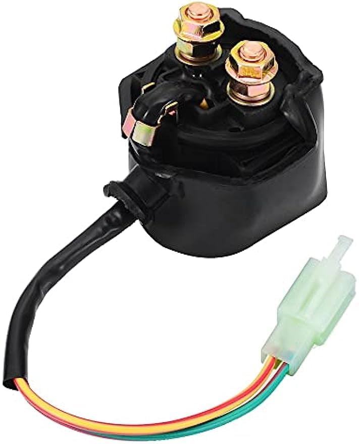 Solenoid Electric Relay 1pc 12V 20W Motorcycle Starter Relay 2 Wire 2 ...