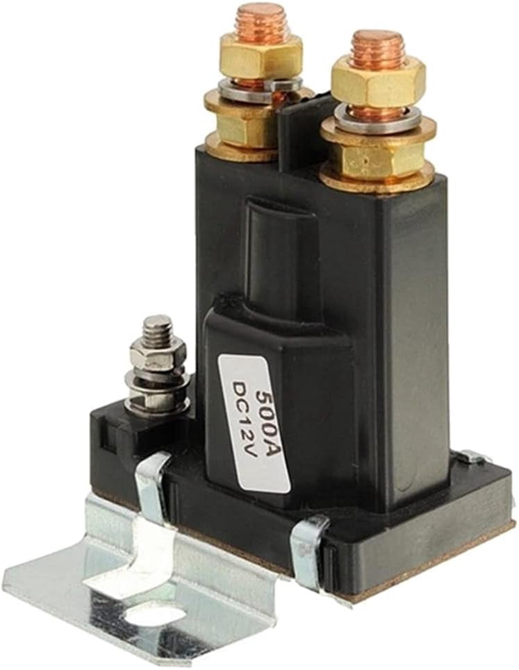 Wewean Dual Battery Isolator Relay Start on Off 4 Pin 500A 12V for Car ...