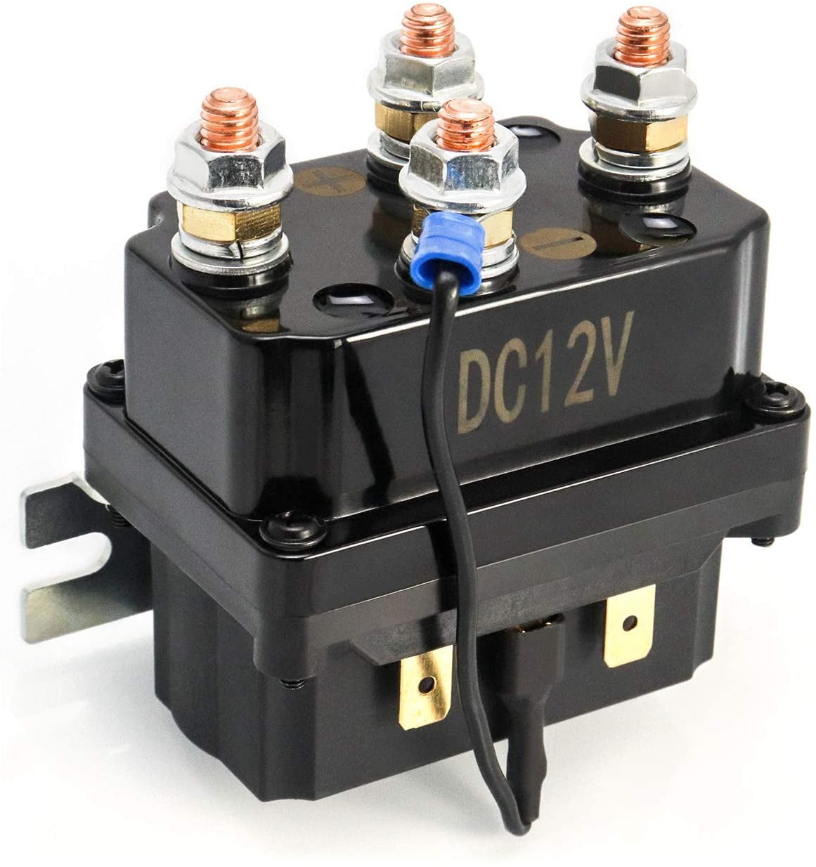 Solenoid Relay, 12V 250A Winch Relay Solenoid Replacement Contactor for ...