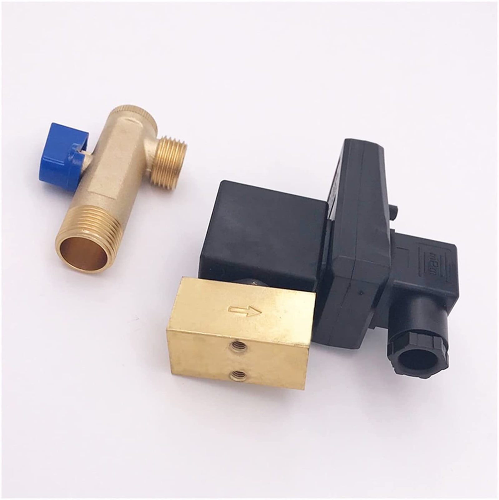 Solenoid Valve 1/2inch Electric Drain Timer Valve with Brass Fitting ...