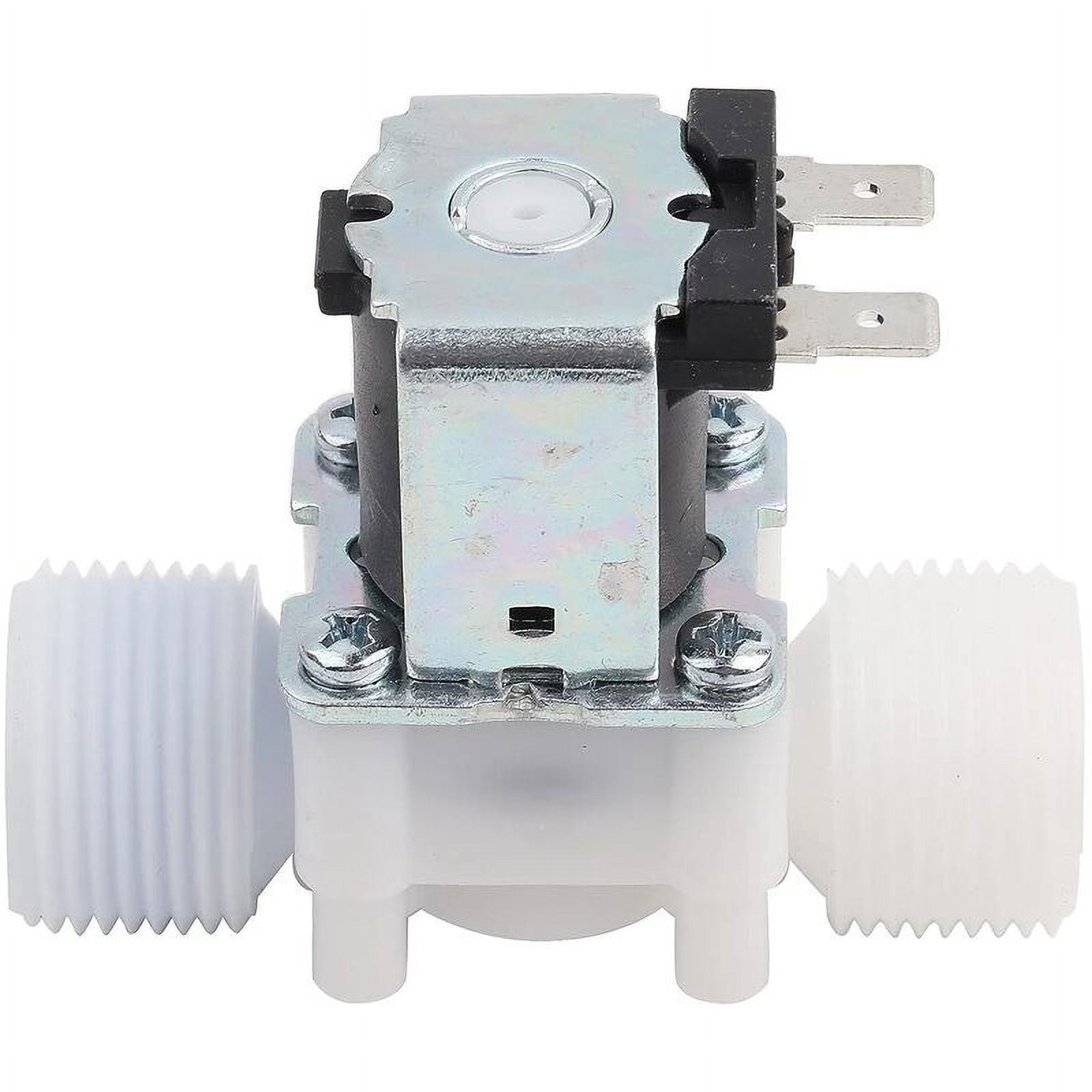 Solenoid Valve 12V DC Plastic 3/4'' DN20 Normally Closed N/C Flow Switch Water Inlet Quick ...