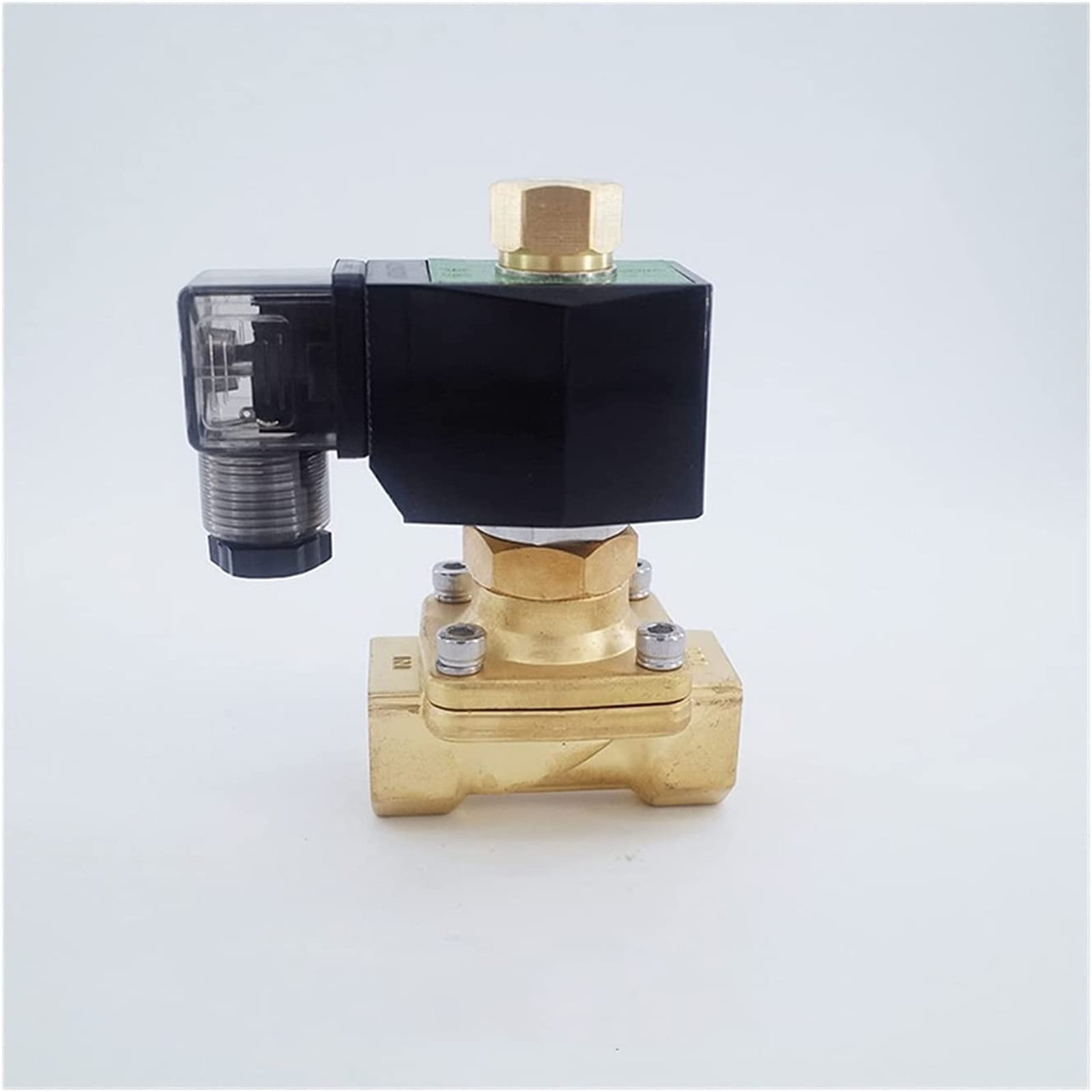 Solenoid Valve 2way Brass Water Normally Open Solenoid Valve 220VAC 3/8 Inch Orifice 10mm Zero ...
