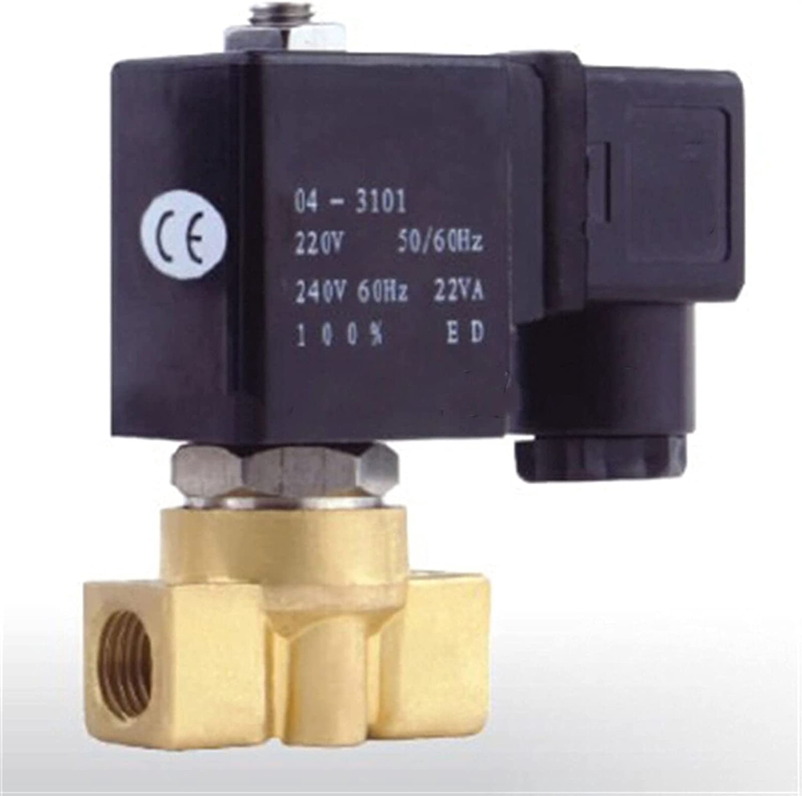 Solenoid Valve 2way Direct Acting N/C Brass G1/4" Machine Steam ...