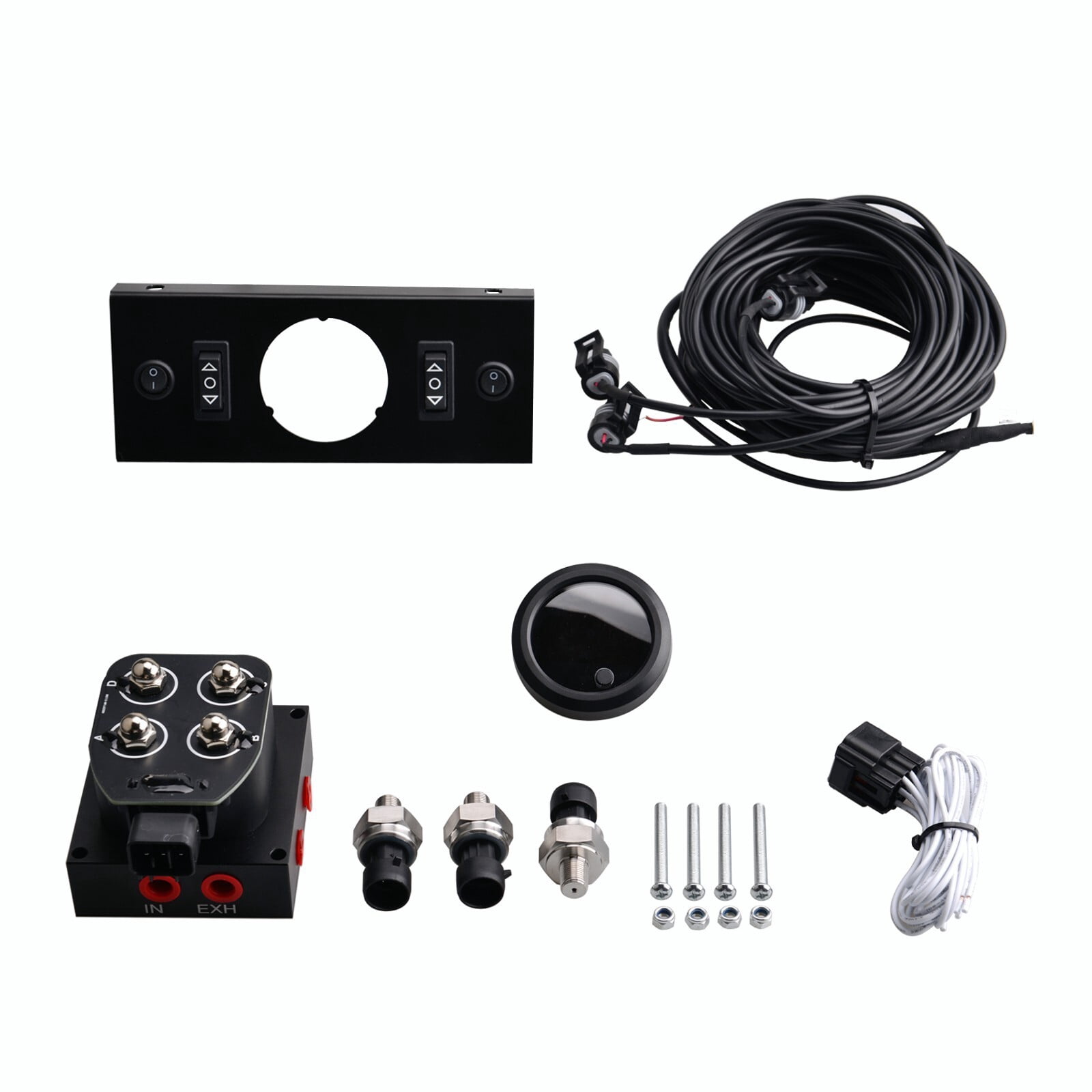 Solenoid Valve Air ride Suspension manifold valve with Gauge and ...