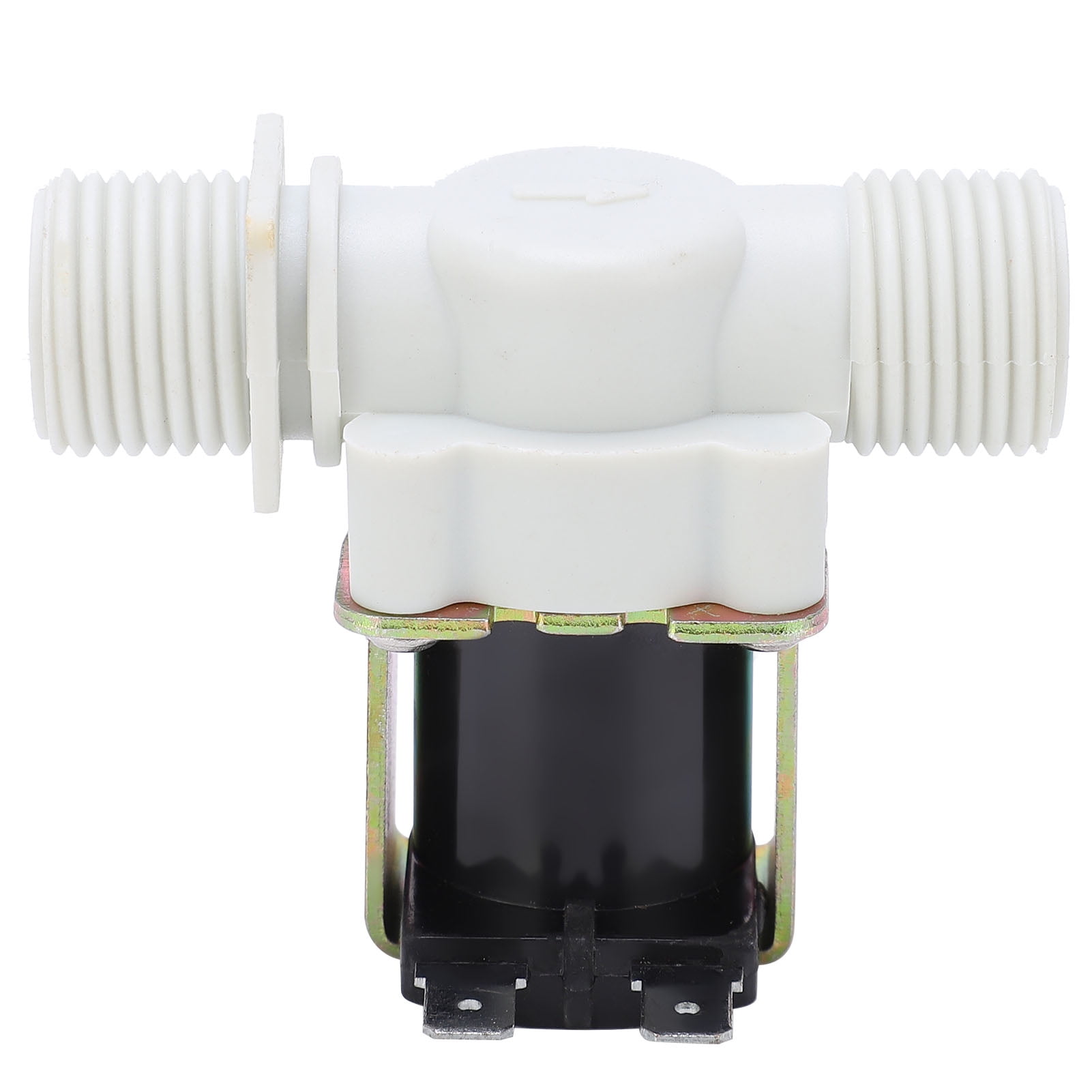 Solenoid Valve G1/2 Threaded Normal Closed Inlet Brass Nylon Industrial ...