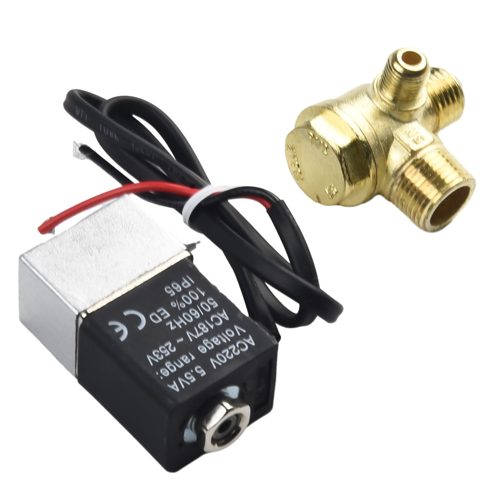 Solenoid Valve Mute Oil-Free Machine Check Valve Bleed Fittings ...