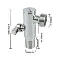 Solenoid Valve Stainless Steel Toilet Large Flow Angle Valve Household ...