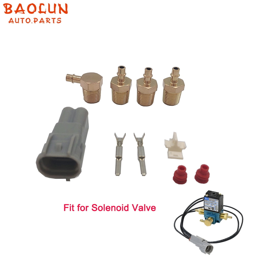 Solenoid valve kit with connectors for MAC 3 ports 5.4W, Boost ...
