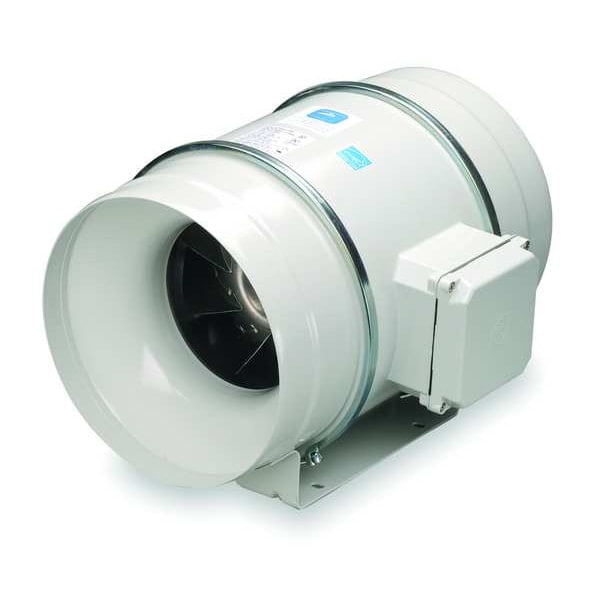 Soler & Palau Steel Inline Duct Fan TD-250, 11"D,7.6"H,7.6"W, 754 cfm Airflow, 2 Speed, 3200 RPM ...