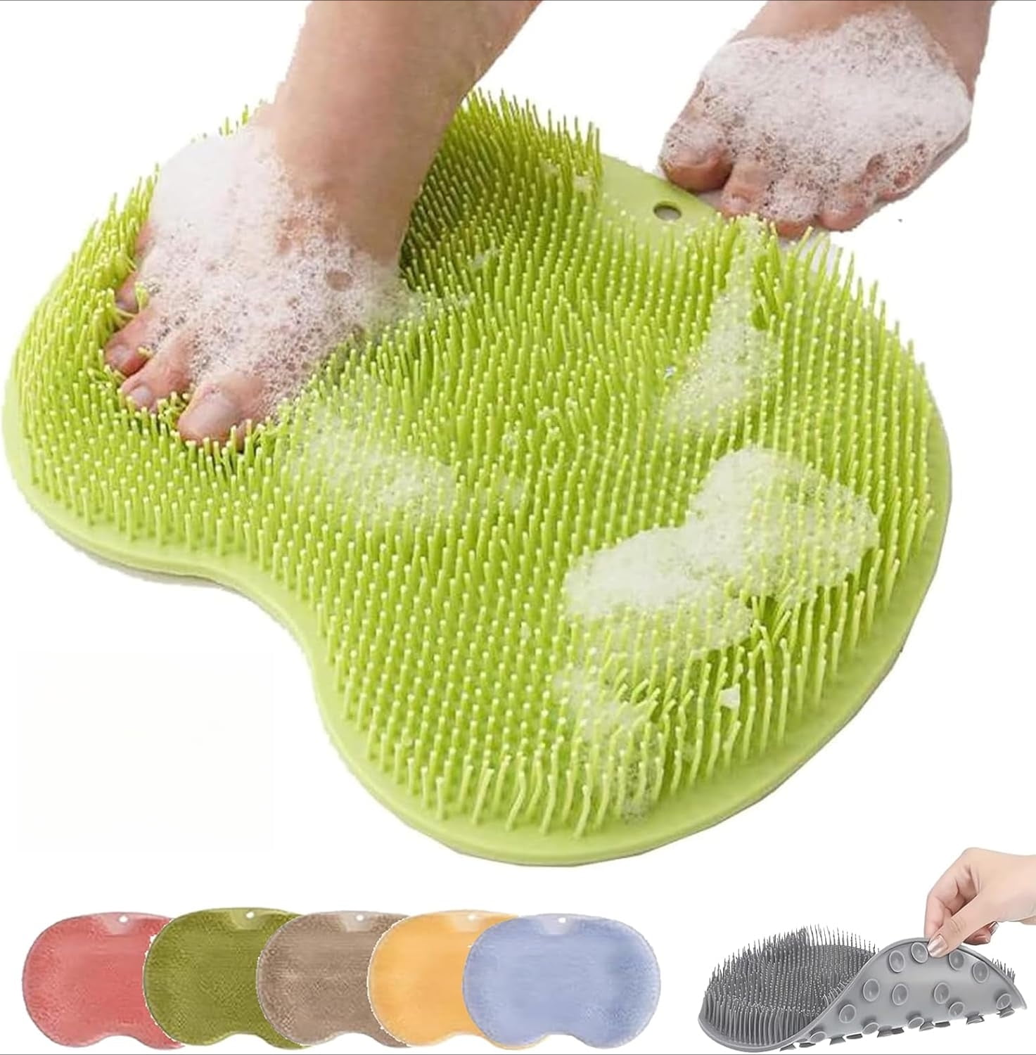 Solespa – Hands-Free Silicone Foot Scrubber Mat, 2025 Upgrade Sole Spa ...