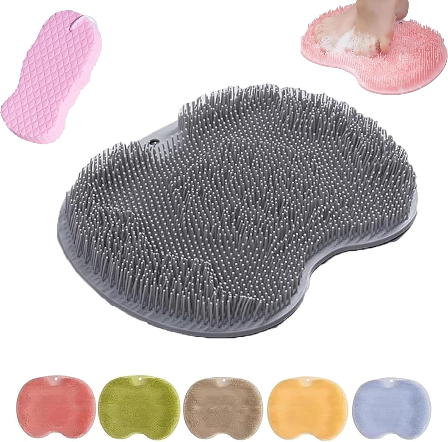 Solespa – Hands-Free Silicone Foot Scrubber Mat, Solespa Foot Scrubber ...