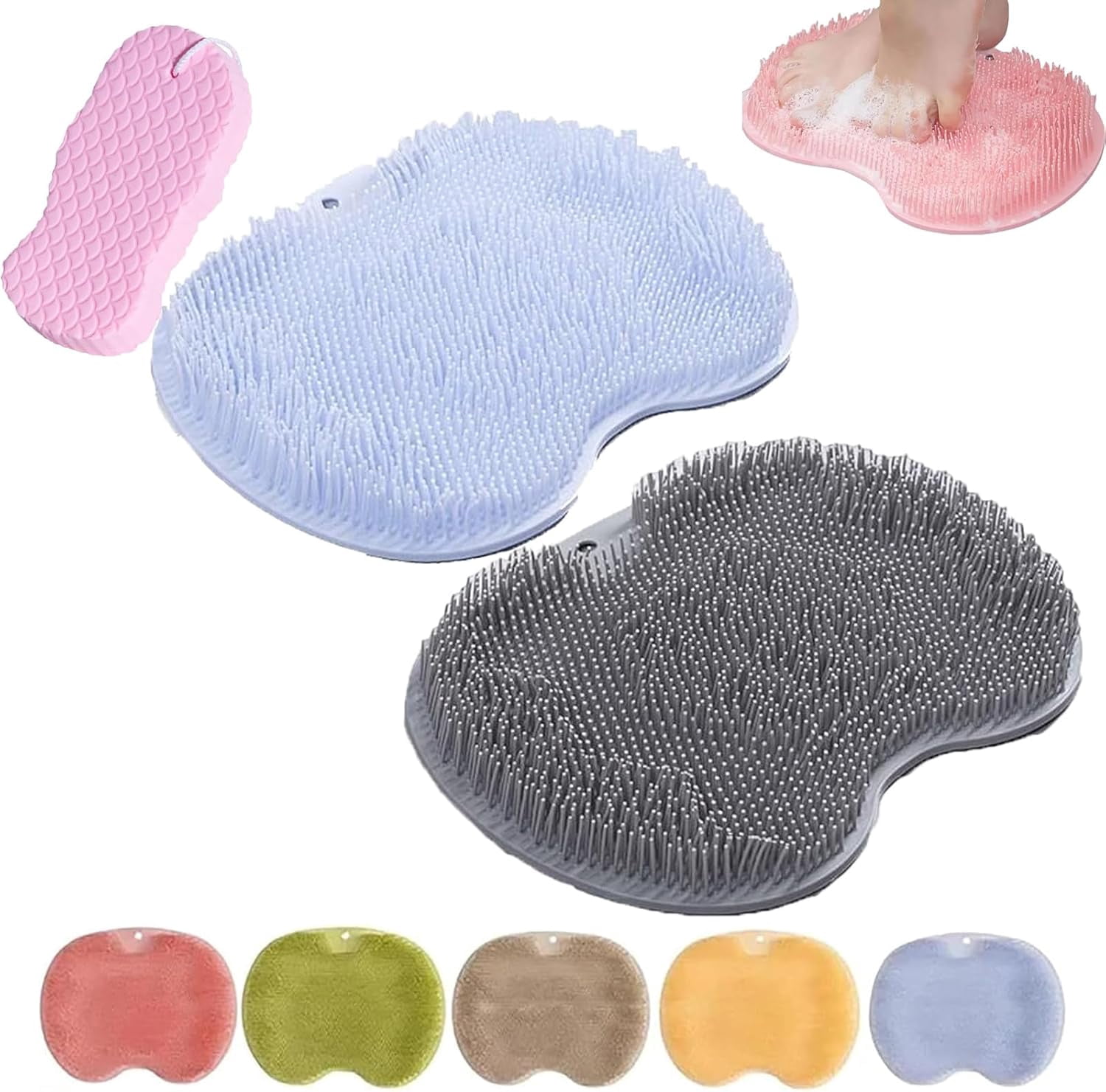 Solespa – Hands-Free Silicone Foot Scrubber Mat, Solespa Foot Scrubber ...