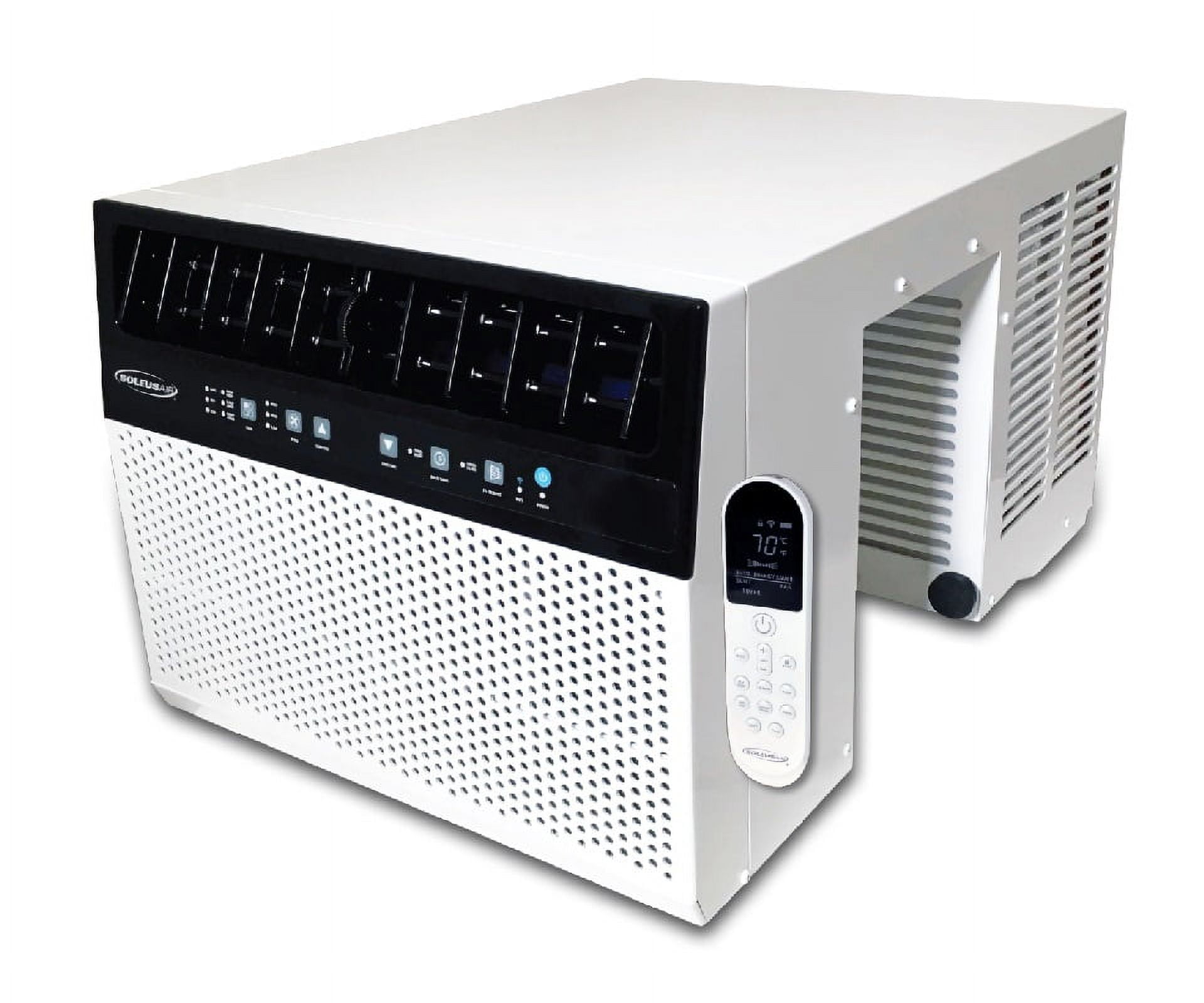 Soleus AC 8000 BTU Saddle Window Air Conditioner with Electronic ...