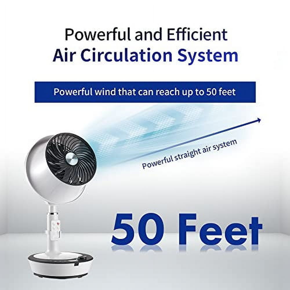 Soleus Air DC Motor Circulator Fan, 12 Speed Cooling Floor Fan ...