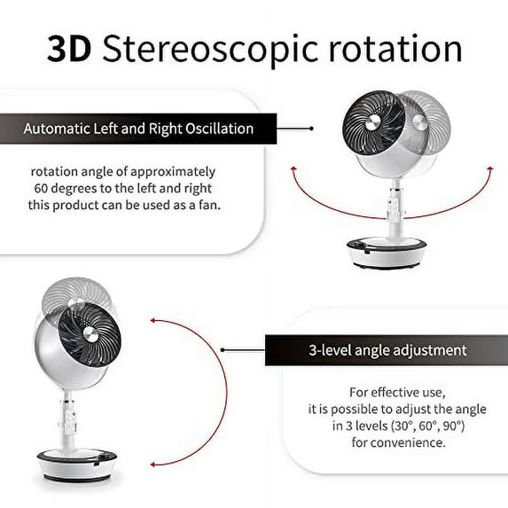 Soleus Air DC Motor Circulator Fan, 12 Speed Cooling Floor Fan ...