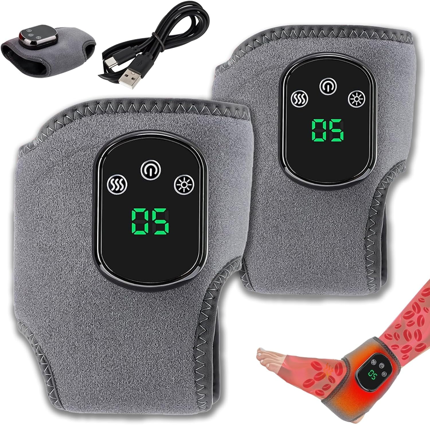 Soleva Foot Massager, Naxir Foot Revive Massager, 3 in 1 Cordless ...