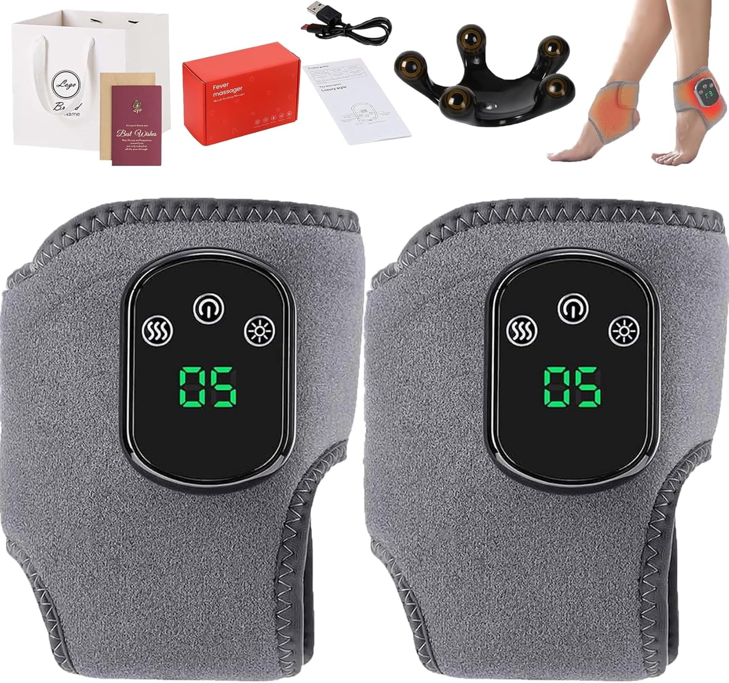 Foot Massager, Naxir Foot Revive Massager, 3-in-1 Massage Wireless ...