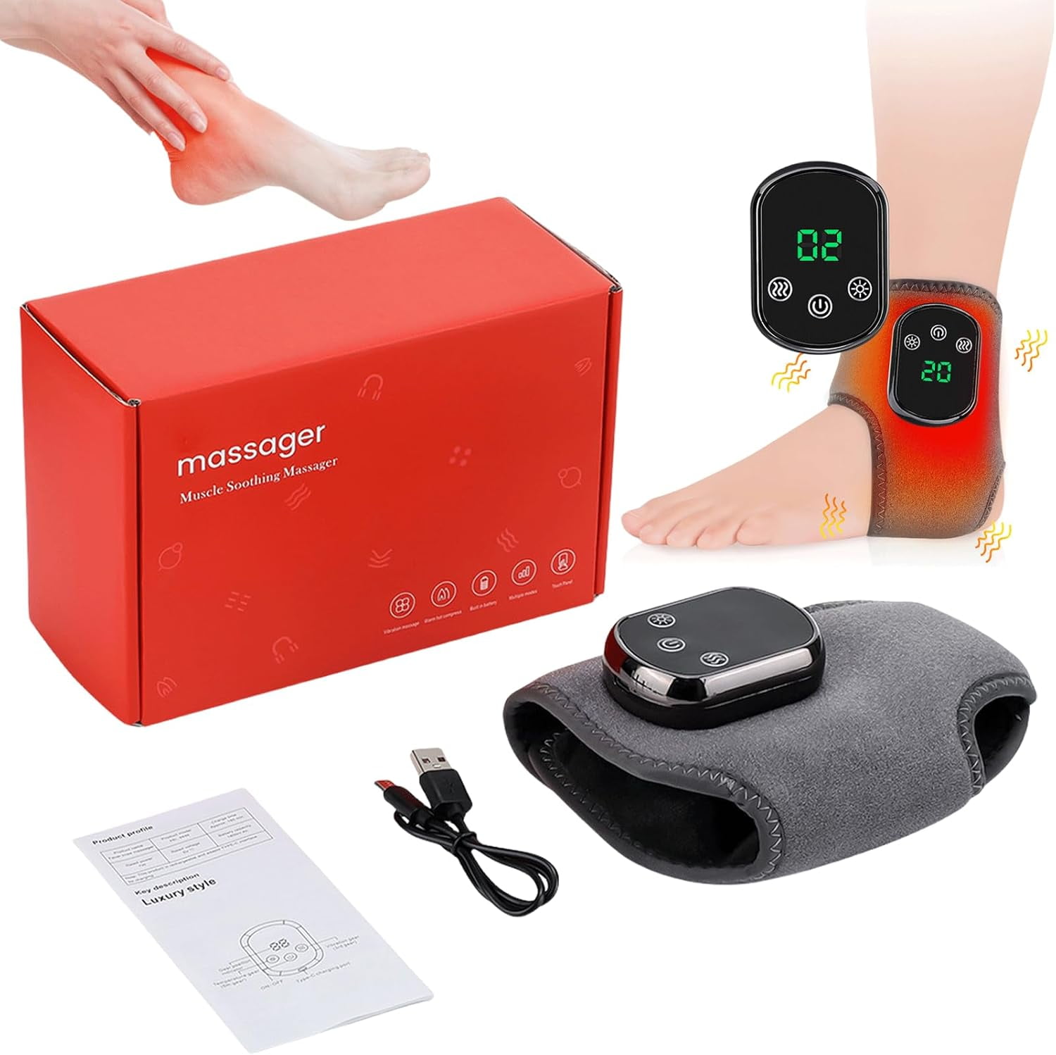 Soleva Foot Massager, Soleva 3 in 1 Foot Massager, 2025 Upgraded Naxir ...