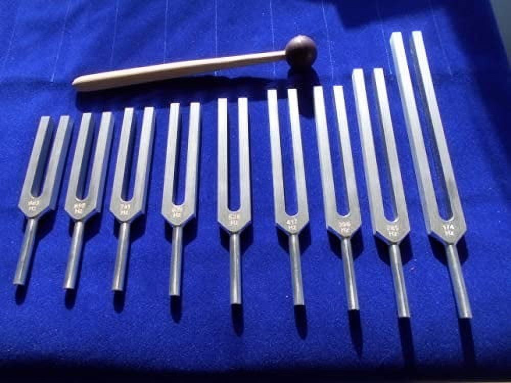 Solfeggio Tuning Fork Set - 9 Tuning Forks - Walmart.com