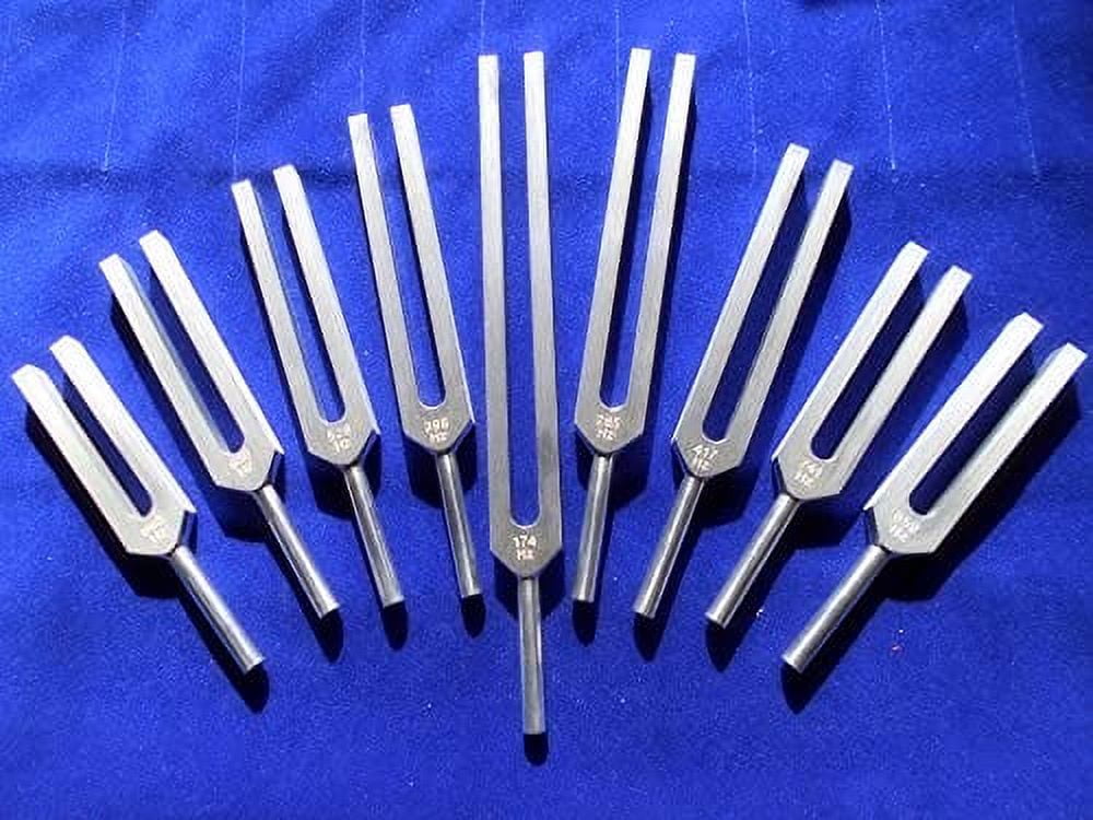 Solfeggio Tuning Fork Set - 9 Tuning Forks - Walmart.com