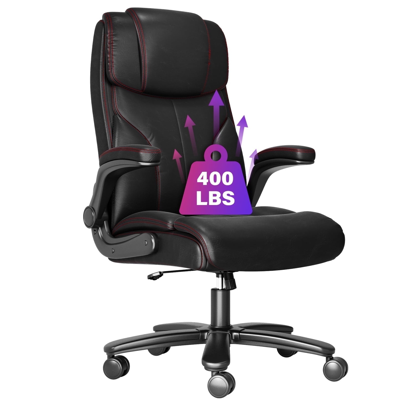 Solfway Executive Desk Chair, Big and Tall Home Office Chairs 400 lbs ...