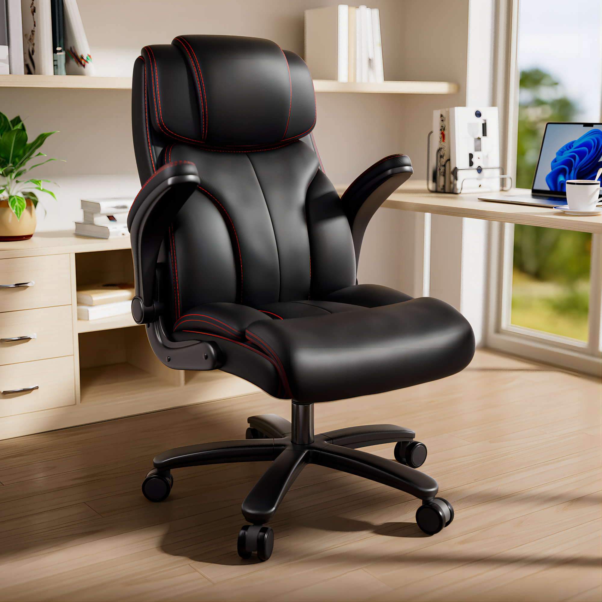 Solfway Executive Desk Chair, Big and Tall Home Office Chairs for Heavy ...
