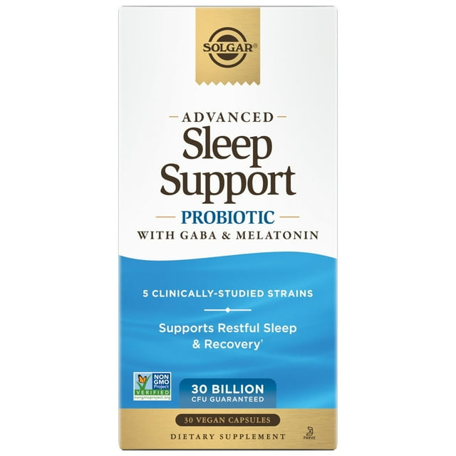 Solgar Advanced Sleep Support Probiotic with GABA, 30B CFU, 30 Capsules ...