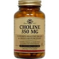 Solgar Choline 350 mg Vegetable Capsules, 100 Ct - Walmart.com