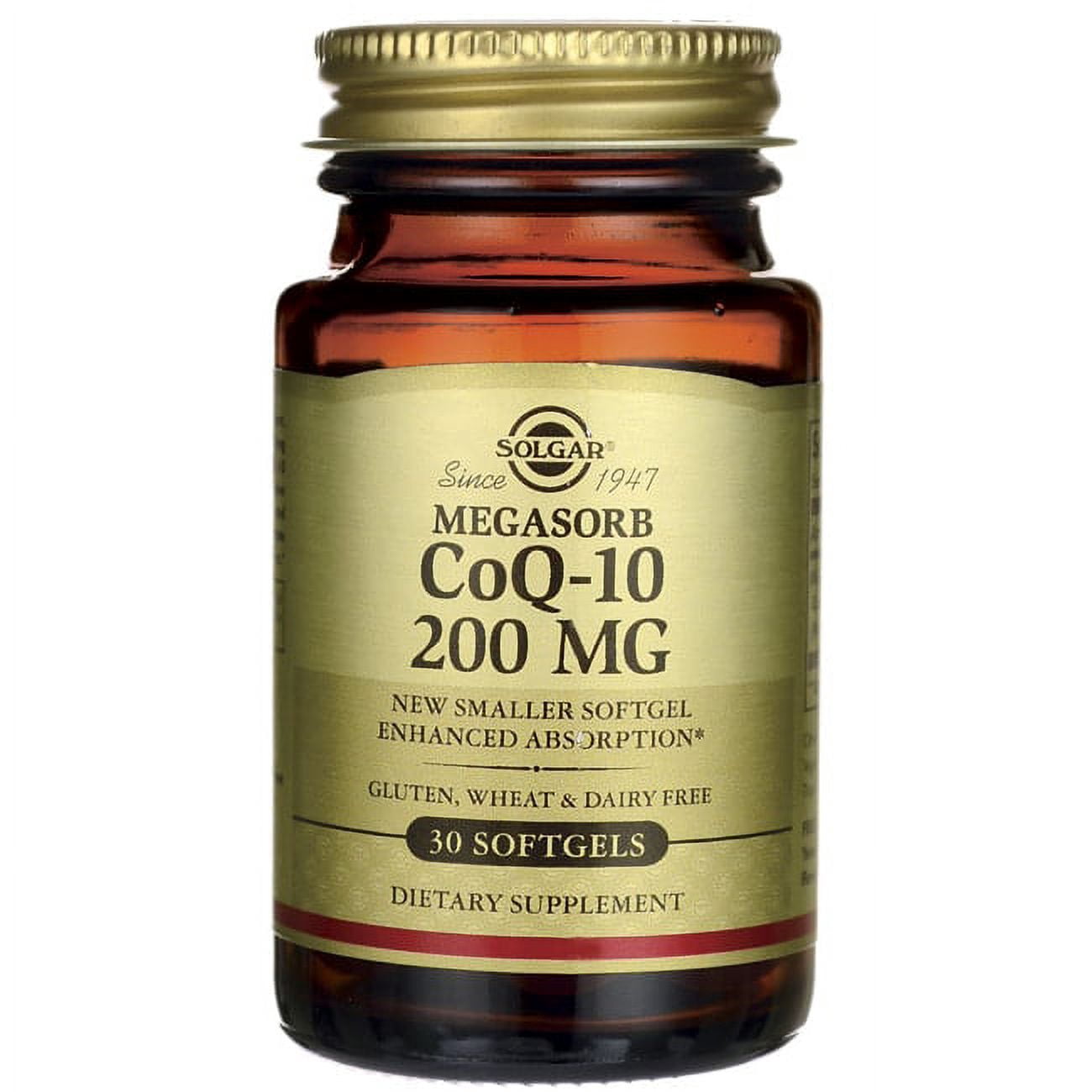 Solgar Coq-10 200 Mg 200 mg 30 Sgels - Walmart.com