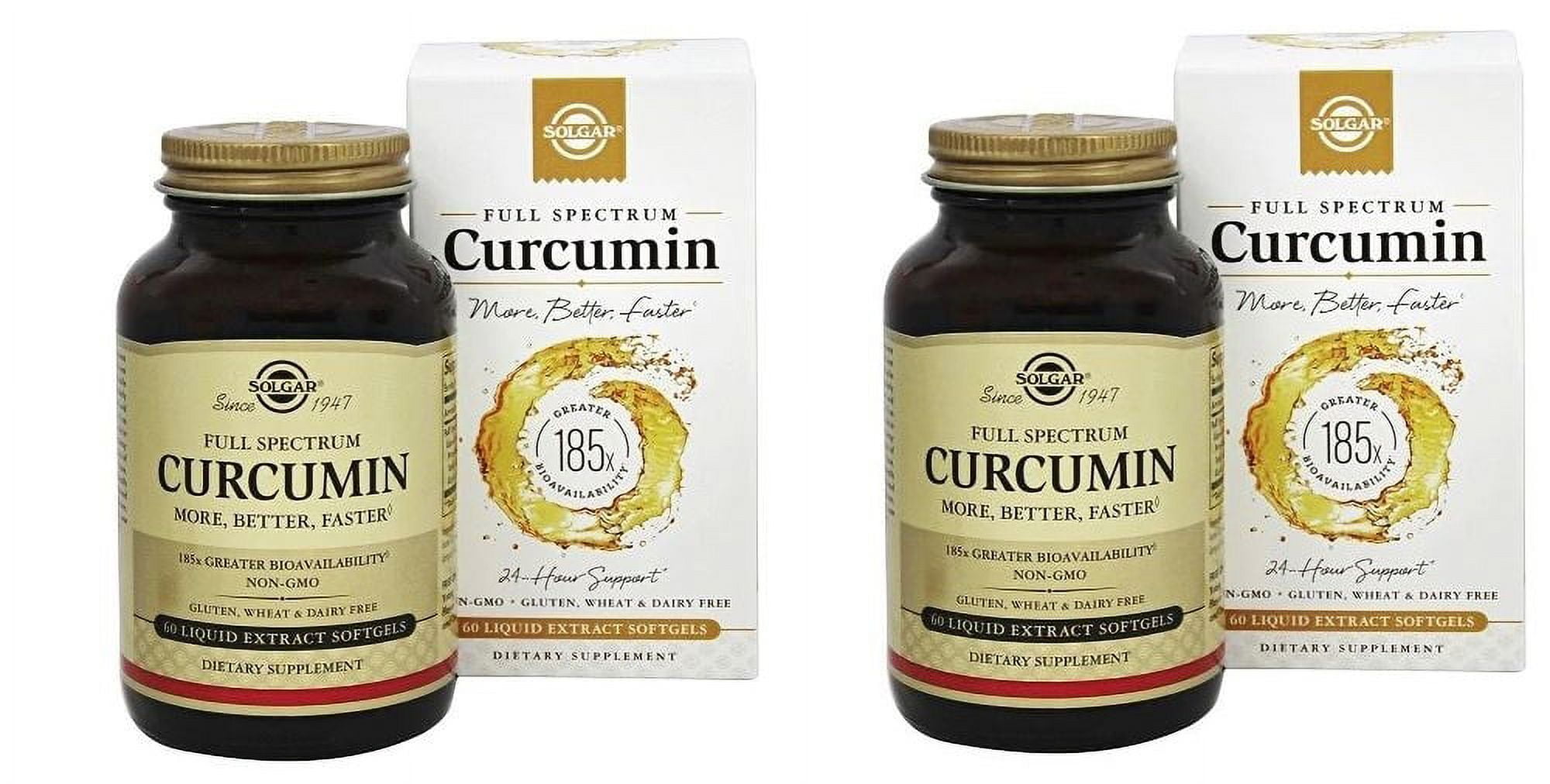 Solgar Full Spectrum Curcumin, 24 Hour Joint, Brain & Immune Support ...