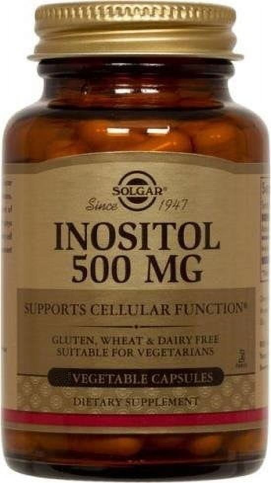 Solgar Inositol 500 mg - 100 Vegetable Capsules - Walmart.com