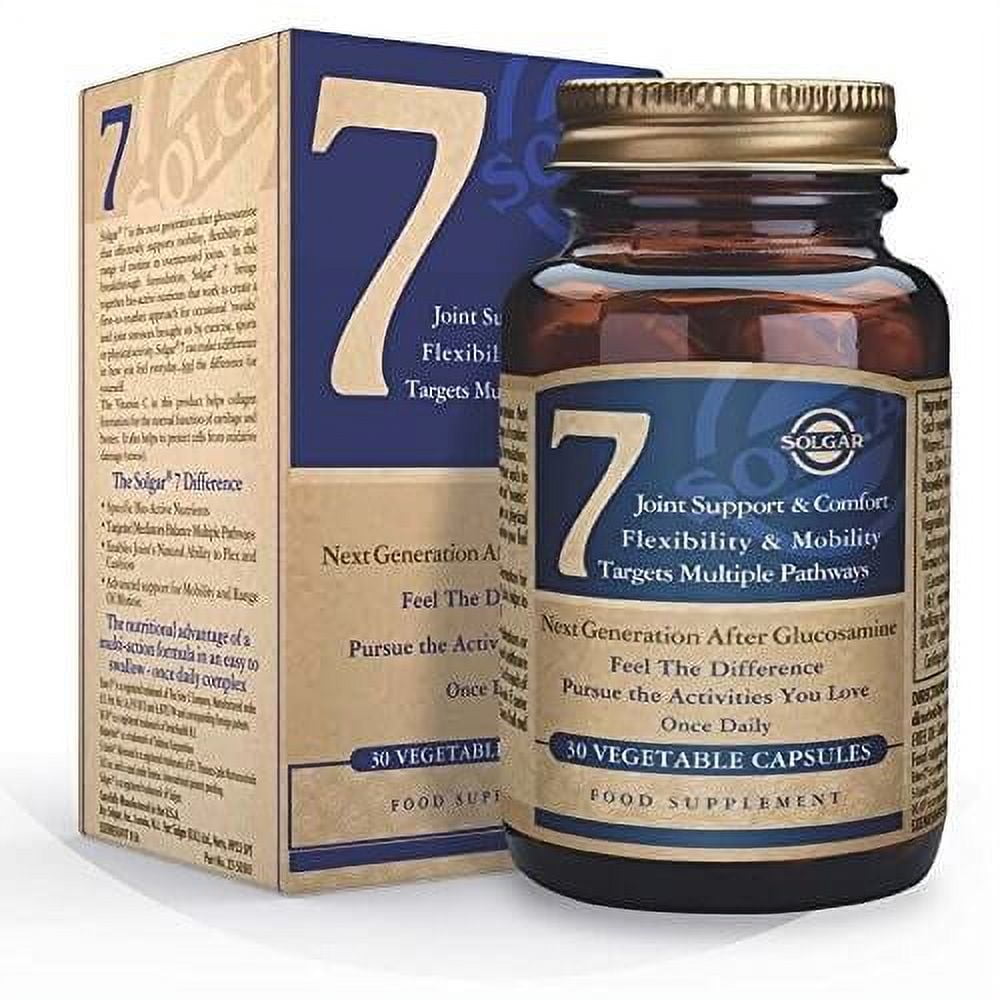 Solgar No. 7 Joint Support (30 Vegetable Capsules) - Walmart.com