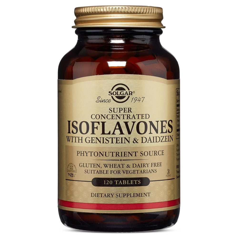 Solgar Non-GMO Super Concentrated Isoflavones Tablets, 120 Ct - Walmart.com