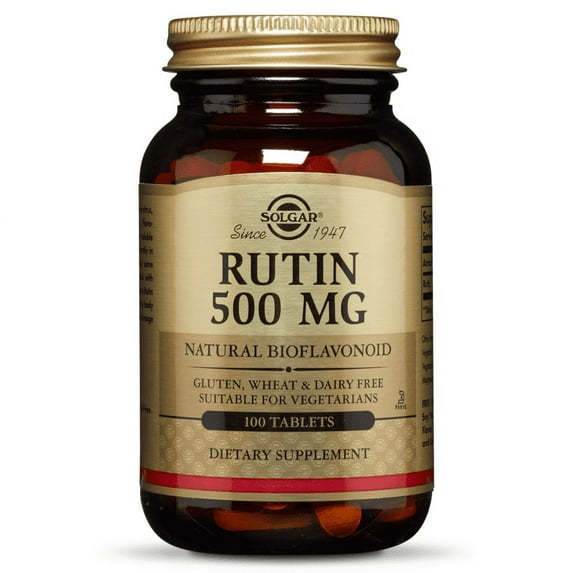 Solgar Rutina 500mg Advanced Antioxidant Formula, 100 Vegan, Gluten ...