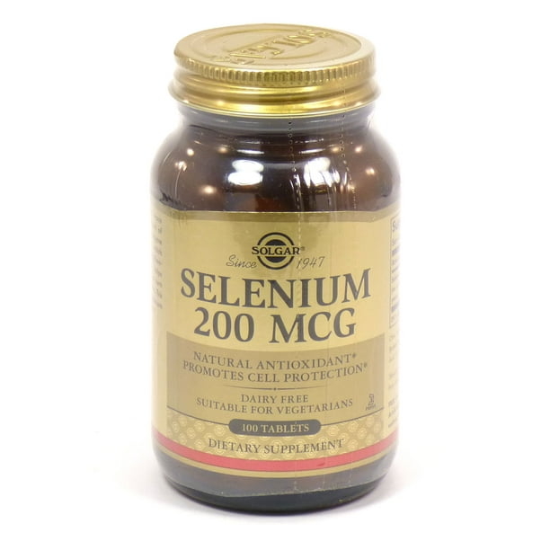 Solgar Selenium 200 mcg - 100 Tablets - Walmart.com