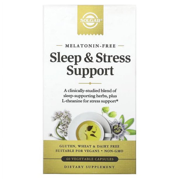 Solgar Sleep & Stress Support 60 Veg Caps - Walmart Business Supplies