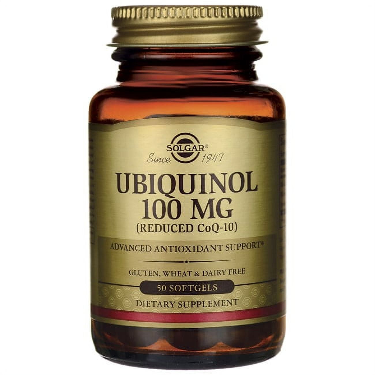 Solgar Ubiquinol 100 mg 50 Sgels - Walmart.com