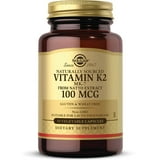 Solgar vitamin k2 100 mcg - 50 vegetable capsules - Walmart.com