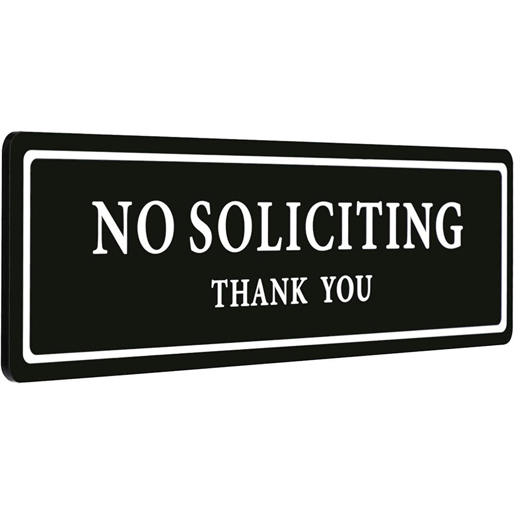 No Soliciting Sign for House That Keeps Solicitors Away, Super strong ...