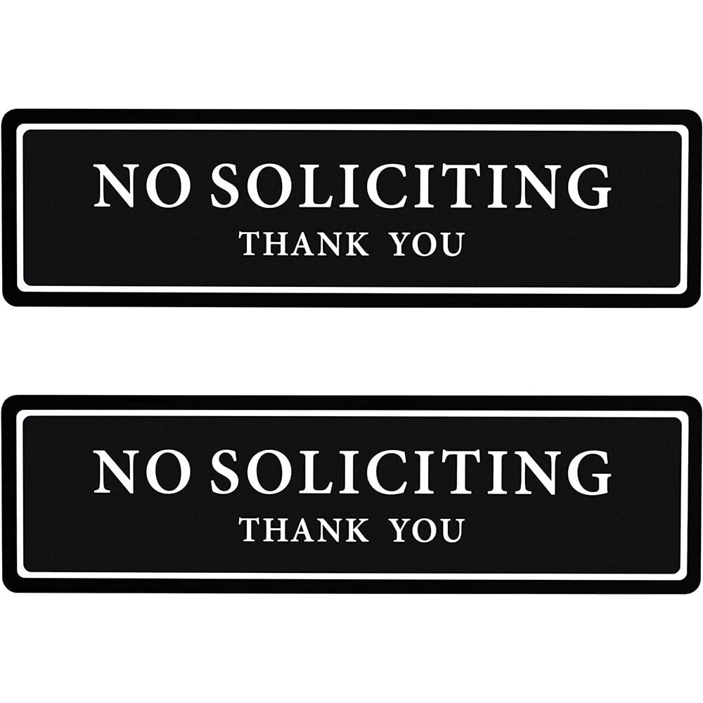 No Soliciting Sign for House That Keeps Solicitors Away, Super strong ...