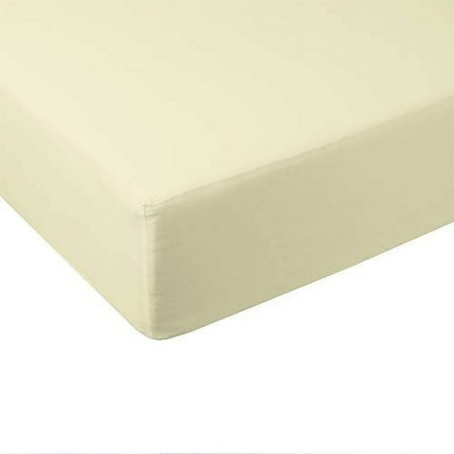 Solid 600-Thread-Count, Viscose from Bamboo King Size Fitted Sheet ...