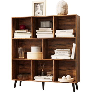 WAY BASICS 2-Shelf Cube Book Case Vintage Vinyl Record Album (Fits Up ...