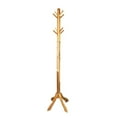 Solid Acacia Wood Natural Hall Tree - Walmart.com