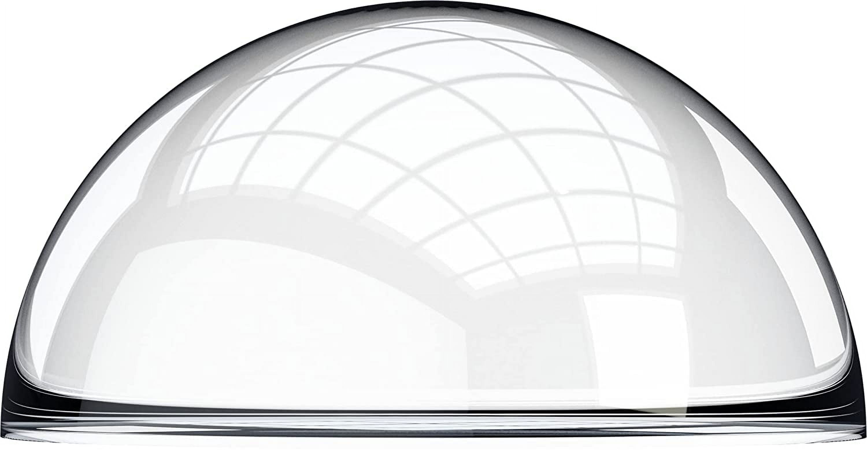 Plastic-Craft Acrylic / Plexiglass Half Sphere (Cabochon), Solid, Clear ...