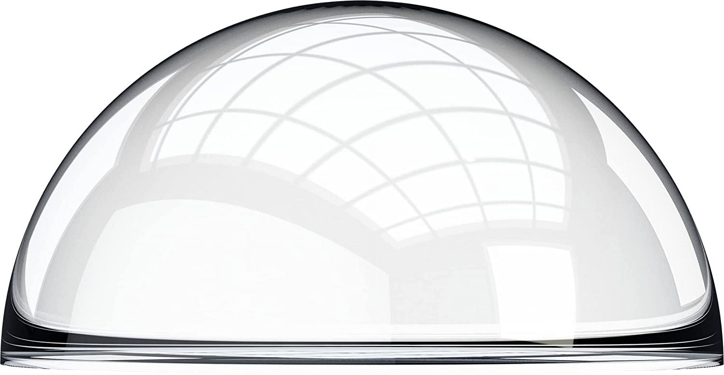 Solid Acrylic / Plexiglass Half Sphere (Cabochon) - Transparent / Clear ...