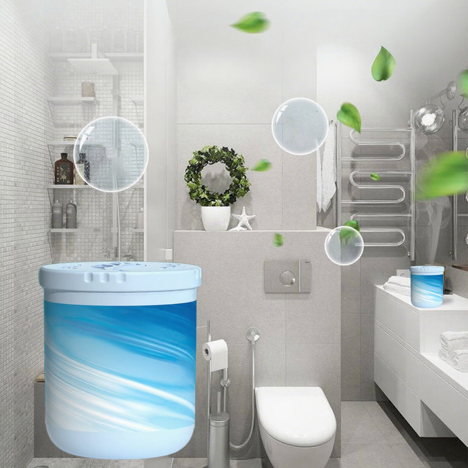 Solid Air Freshener for Bathroom Odor Neutralizer Plant Based Scented ...