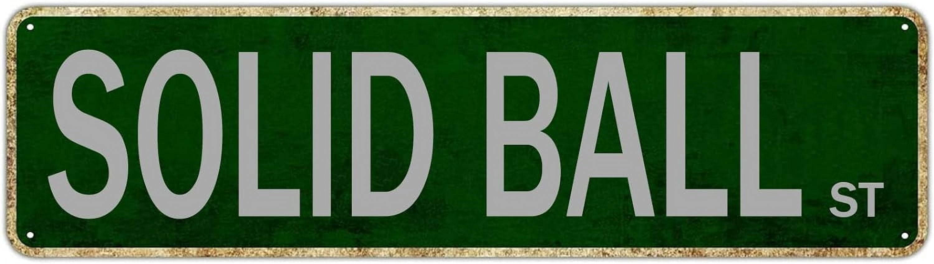 Solid Ball Street Sign Room Decoration Poster Retro Outdoor Decoration ...