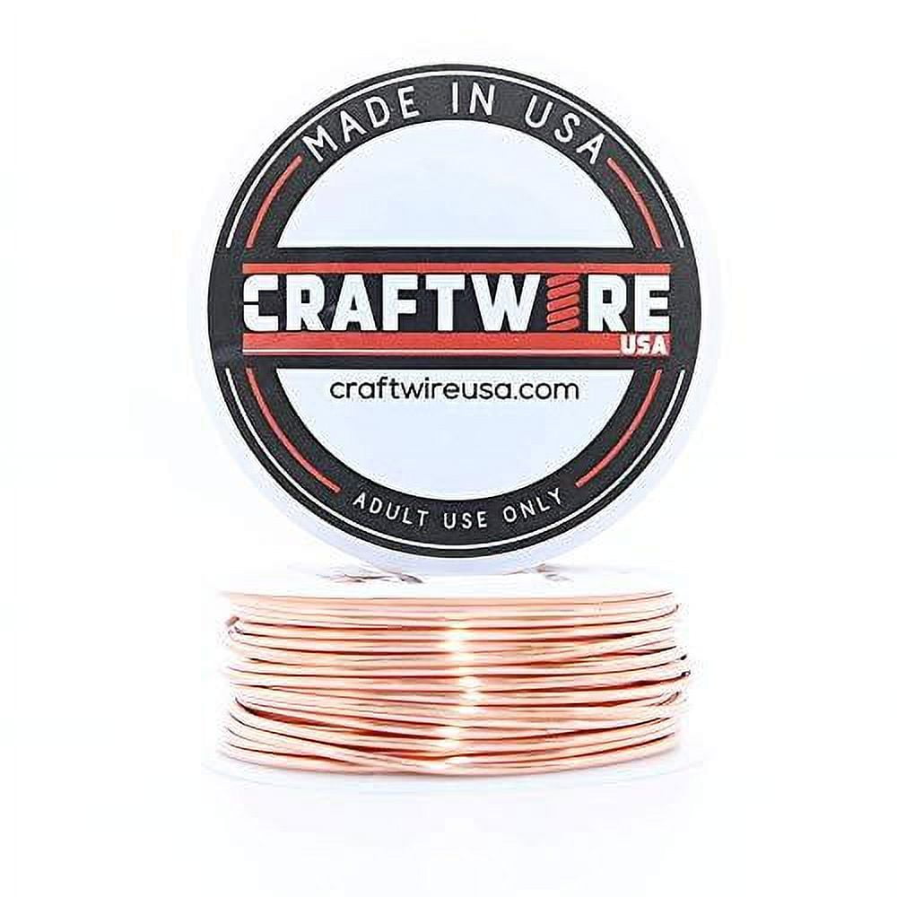 Solid Bare Copper Wire Round, Bright, Dead Soft & Half Hard 1/4 LB ...
